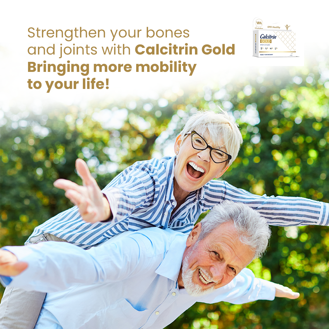 Calcitrin Gold – Bone & Joint Support Supplement – 60 Tablets – GlowellShop